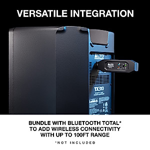 ALTO TX310 – 350W Active PA Speaker with 10" Woofer for Mobile DJ and Musicians, Small Venues, Ceremonies and Sports Events, Black