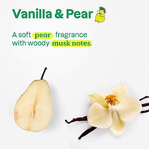 ATTITUDE Foaming Hand Soap for Kids, EWG Verified, Dermatologically Tested, Plant- and Mineral-Based Ingredients, Vegan, Vanilla & Pear, 10 Fl Oz