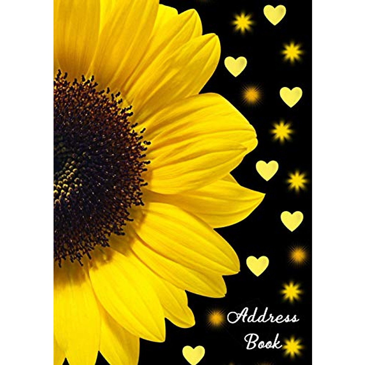 Address Book: Sunflower A4 Large Print Telephone Address Birthdays & Anniversaries for Seniors