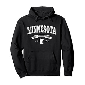 Minnesota Hoodie. Vintage Minnesota Sweatshirt Retro MN