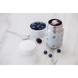 Lifefactory Flat Cap for 8-Ounce Wide Mouth Baby Bottles White, 1-Pack,LG93WH6