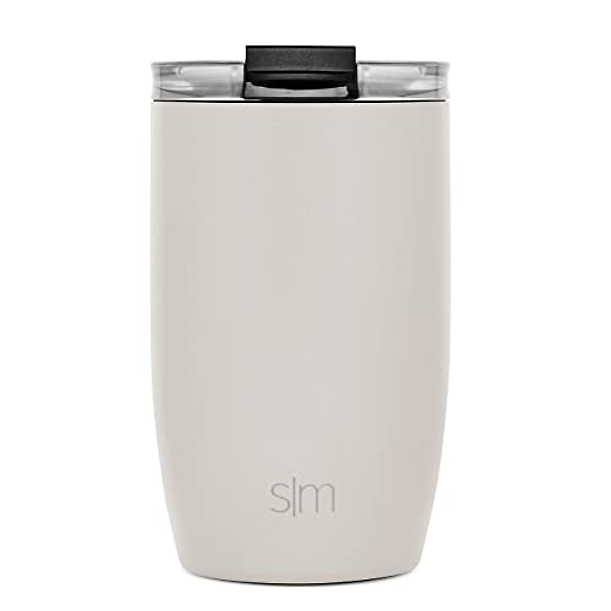 Simple Modern Travel Coffee Mug Tumbler with Flip Lid | Reusable Insulated Stainless Steel Cold Brew Iced Coffee Cup Thermos | Gifts for Women Men Him Her | Voyager Collection | 12oz | Almond Birch