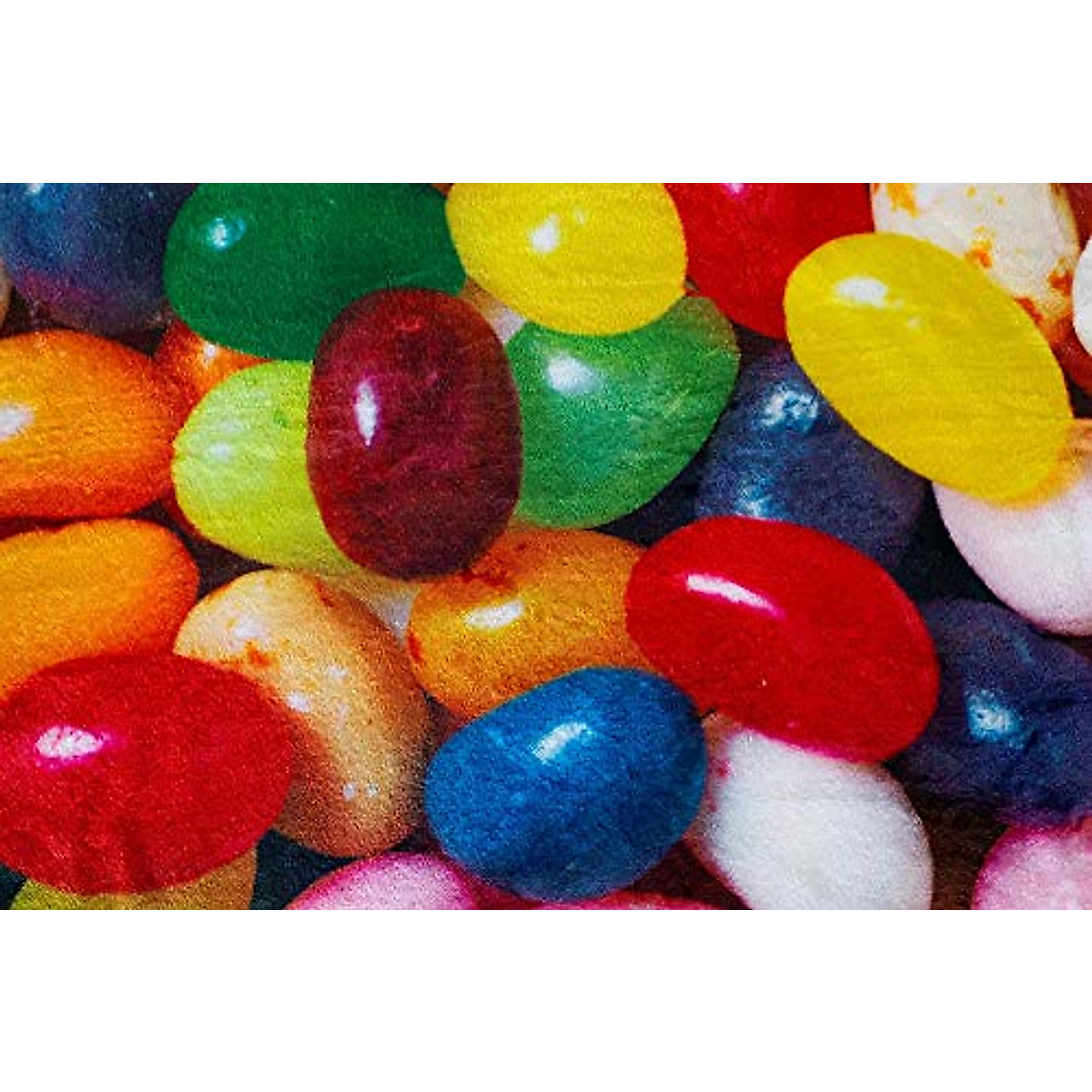 Jelly Bean Soft Throw Blanket | 45 x 60 Inch Cozy Lightweight Fleece Blanket