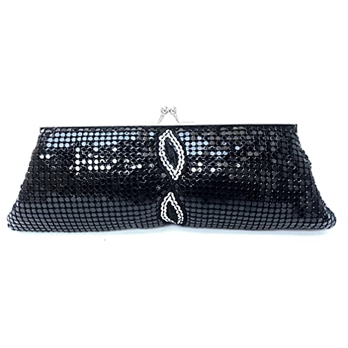 Frewahmesh Evening Clutch Metal Mesh Purse Bag for Cocktail Party Prom Wedding Banquet