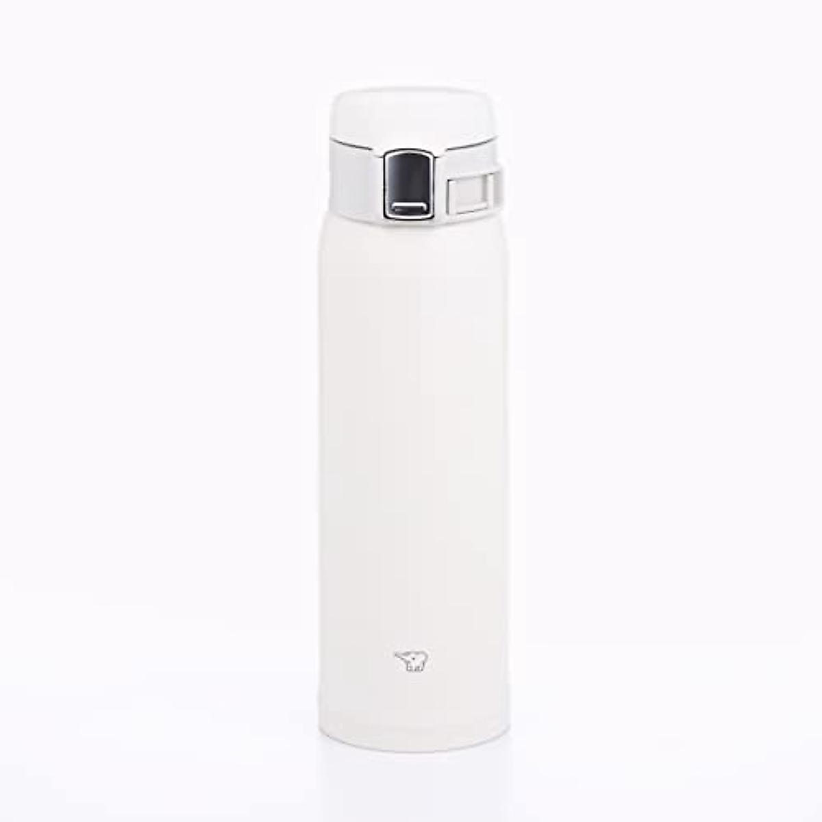 Zojirushi SM-SF48-WM Water Bottle, Direct Drinking, One-Touch Opening, Stainless Steel Mug, 16.9 fl oz (480 ml), Pale White