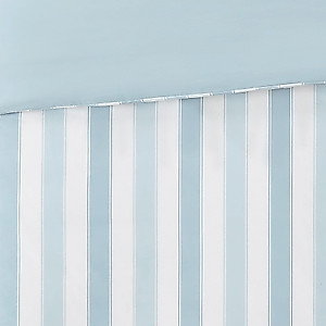 Truly Soft Aiden Stripe Blue King 3 Piece Duvet Cover Set