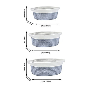 Drone Airdrop System Universally Release Device Payload Clip Airdropper Fish with Bait Ring Thrower compatible with DJI mavic mini3 Cotton Rope Baskets Set with Handles 3-Pack