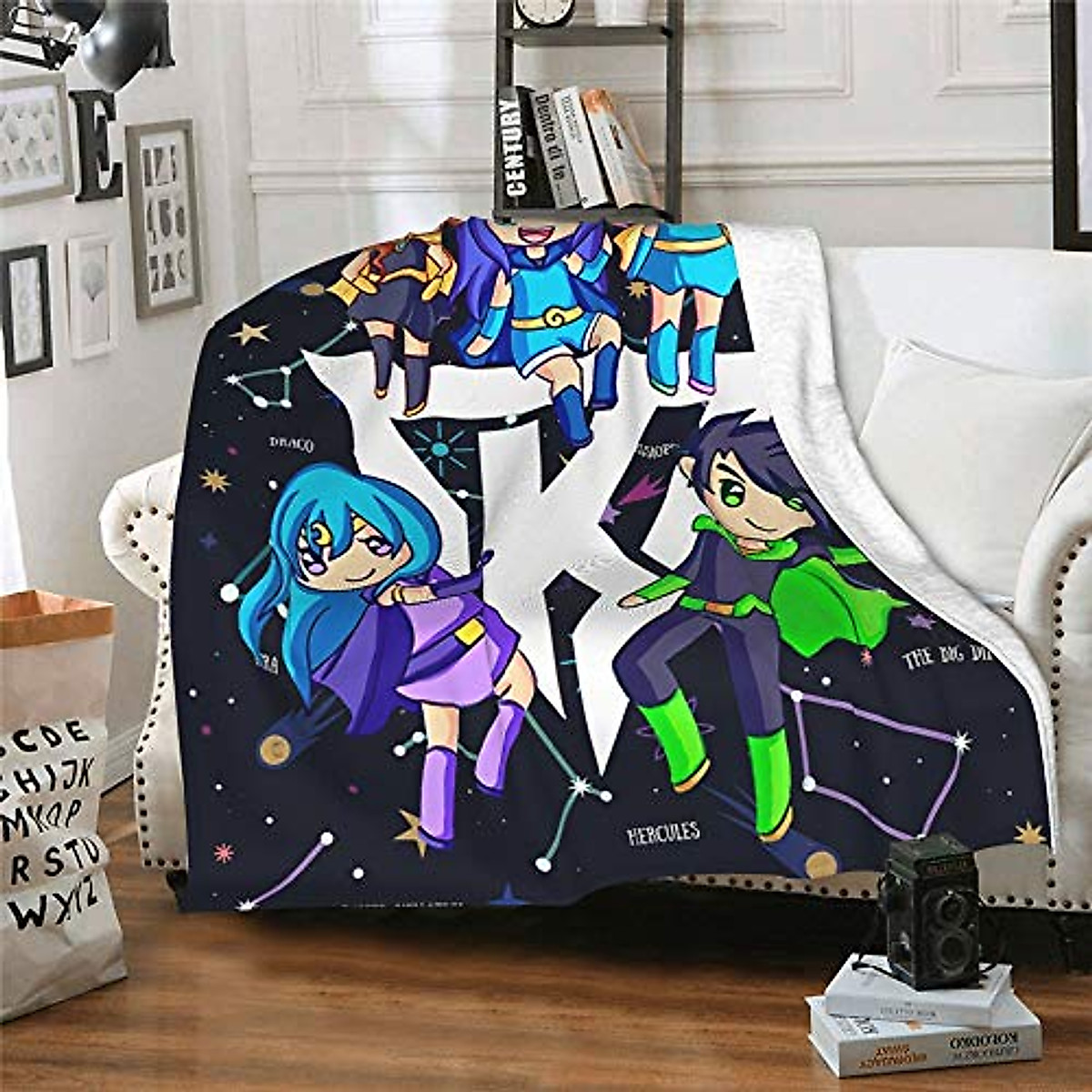 chengdouyixinhongyeshangmaoyouxiangongsi Its-Funneh The-Krew Blankets Super Soft Warm Throw Blanket,Ultra-Soft Micro Fleece Blanket, Warm, Lightweight, Throw for Home Bed, Sofa & Dorm