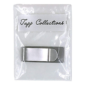 Tapp Collections Silver Stainless Steel Slim Money Clip #3 - Silver