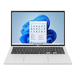 LG Gram 16Z90P-K Laptop 16� IPS WQXGA Intel Evo Platform Core i7-1165G7, 16GB Memory, 512GB M.2 NVMe SSD, Intel Iris Xe Graphics, Wi-Fi 6, Windows 11 Home, Alexa Built in, Backlit Keyboard, Silver