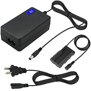 NP-F550 F750 F770 F960 F970 Dummy Battery Replacement AC Power Adapter Coupler Kit for Sony HXR-NX5 NX100 PXW-Z150 NEX-FS100 AC-VL1 CCD-SC55 TR300 TR516 TR716 TR818 TR910 TR917