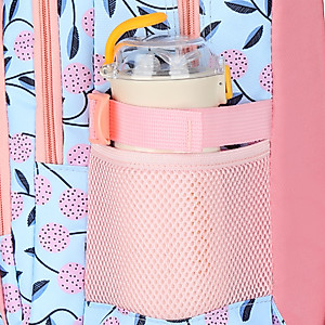 MYGOO Girls Backpack - 17" Tall Colorful School Bag, Archibald Collection, 24L Capacity, Berry Pink