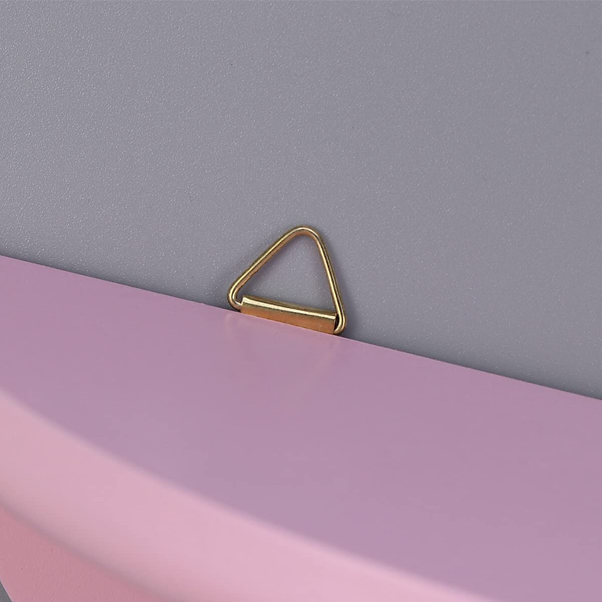 DOITOOL Wooden Floating Shelves Wall Mounted Butterfly Semicircle Wall Shelf Home Decoration Rack, Nordic Style Decorative Shelves for Bedroom, Living Room, Kitchen, Office (Pink)