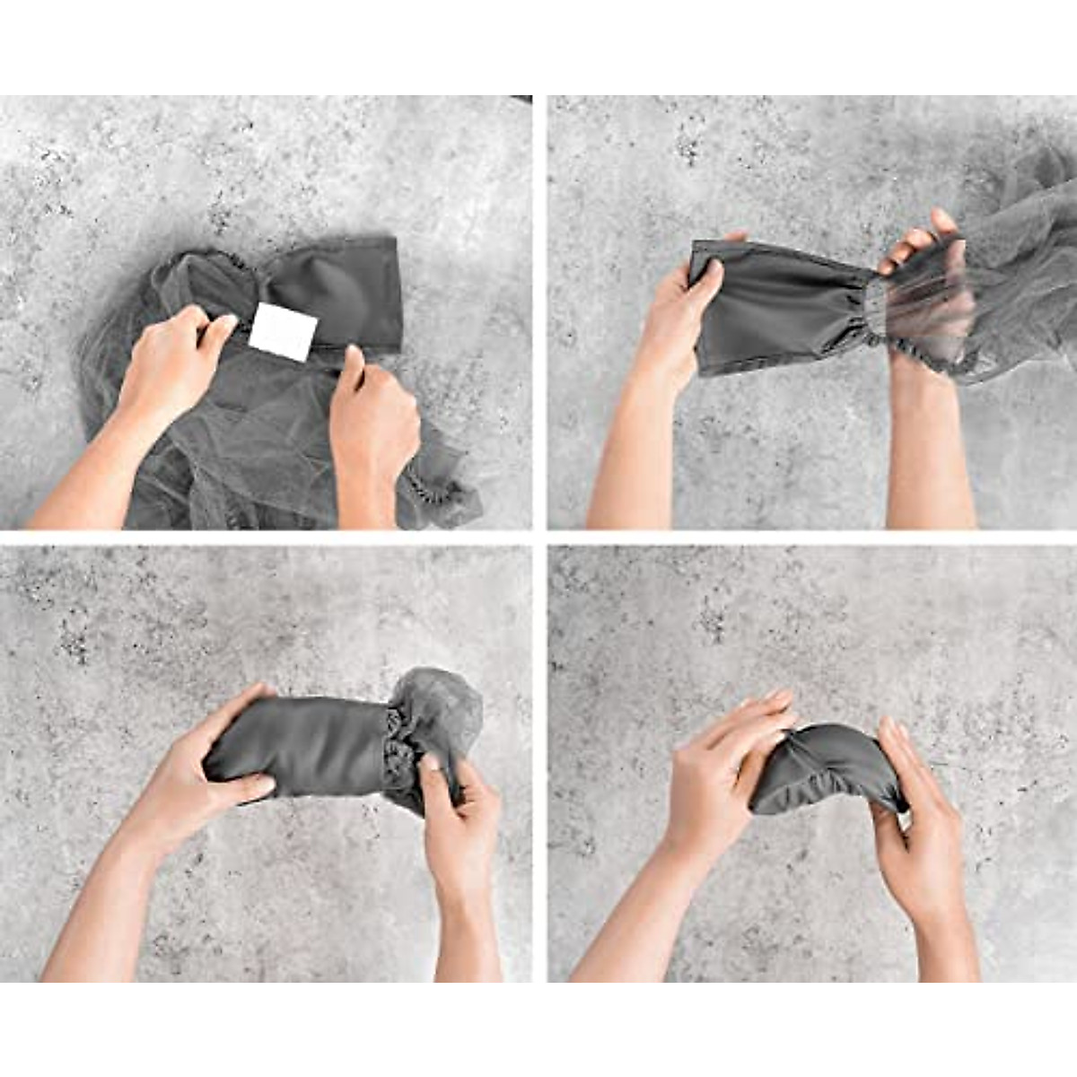 Inlesioo Baby Mosquito Net for Stroller and Carrycot - Jogging Stroller Insect Mesh Net - Universal Fit, Premium Quality: Machine Washable - Gray