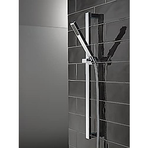 Delta Faucet Vero Single-Spray Touch-Clean Wall-Mount Slide Bar Hand Held Shower with Hose, Chrome 57530
