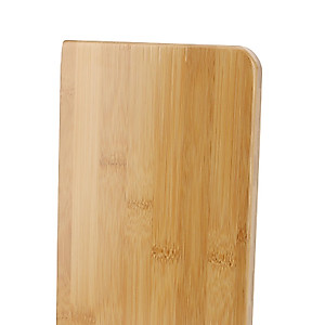 SOUJAP 2 PCS 12 x 6 Inch Bamboo Wall Shelf Floating, Rustic Wood Wall Shelves, Wood Floating Shelves for Bedroom Kitchen Bathroom