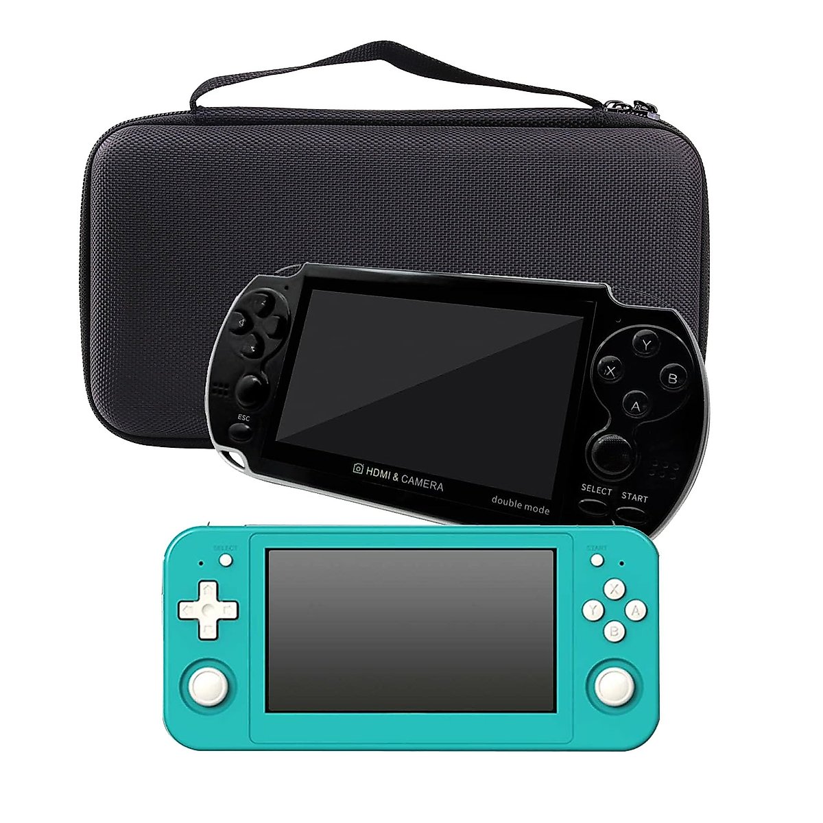 JINMEI Hard EVA Carrying Case Compatible with X7 Plus Handheld Game Console/RG505/RG552 Retro Game Console storage Case.