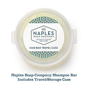 Naples Soap Company Solid Shampoo Bar for All Hair Types – Eco-Friendly, Free of Parabens, Alcohol, Pthalates – Handmade, pH Balanced, Hydrating Haircare, Lasts 50-75 Uses – Coconut Lime, 1.75 oz
