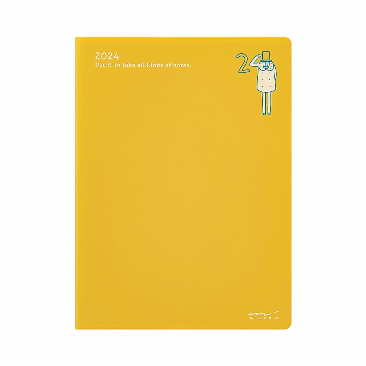 Midori Pocket Diary 22251006 Weekly Planner, 2024, A6, Clover Pattern, Starts January 2024 (Uncle Pattern (Monthly))