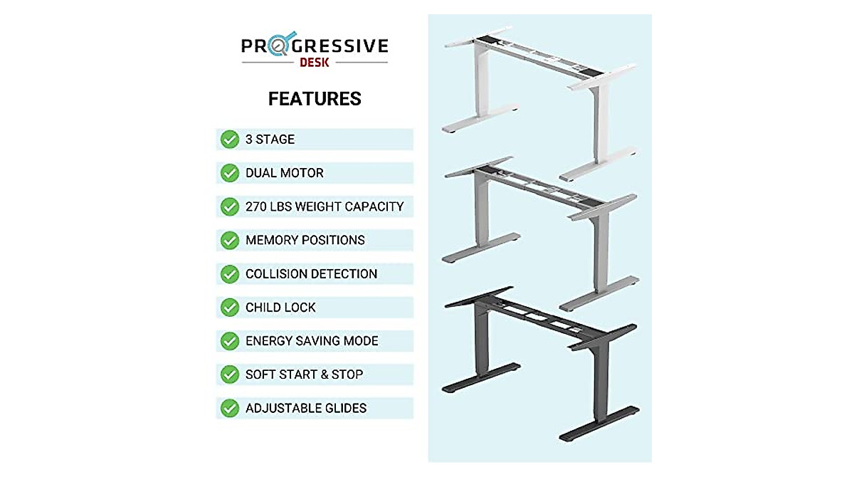 Standing Desk Bamboo top 72x30, Electric. Adjustable Height Large Stand ...