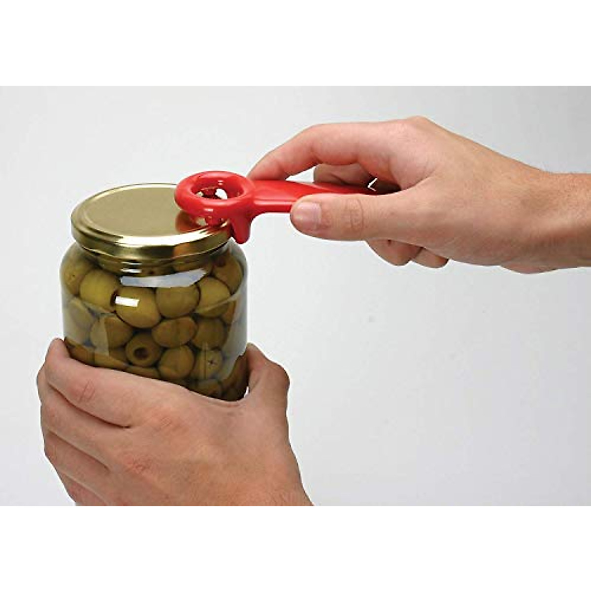 Brix 70712 JarKey Jar Opener - Pack of 6 - Red