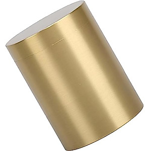 Airtight Containers Tea Canister Sealing Tea Jar Polished Tea Leaf Storage Jar Vintage Tea Canister Coffee Bean Can Copper Canister Food Container (11X6.5cm) Containers for Food