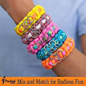 Pendant Jewelry Kit & Paracord Bracelet Kit Bundle - Fun DIY Arts and Crafts Project for Kids Ages 6 7 8 9 10 11 12 - Great Gifts for All Occasions