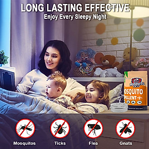 Xoccoiaf Mosquito Repellent Outdoor,Made with Natural Ingredients, Powerful Mosquito Deterrent Indoors, Mosquito Control for Kids and Adults,Mosquito Repeller for Patio,Yard,Camping,Travel 2-Pack