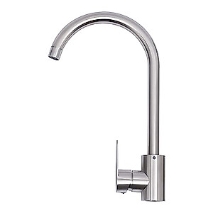 Stainless Steel Kitchen Sink Free Standing Commercial Restaurant Sink Set w/Hot and Cold Faucet, Prep & Utility Washing Hand Basin w/Workbench & Storage Shelves Indoor Outdoor