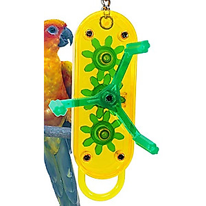 Lucky Bird Toys Gear Head 12in Length Small Bird Toy