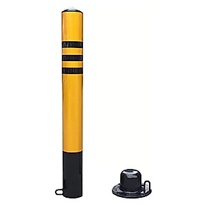 OUSIKA Parking Post, Parking Barrier, for Parking Lot Column Parking Space Lock Floor Lock Thickened Parking Thickened Column Parking Lock and Floor Lock Column Bollard