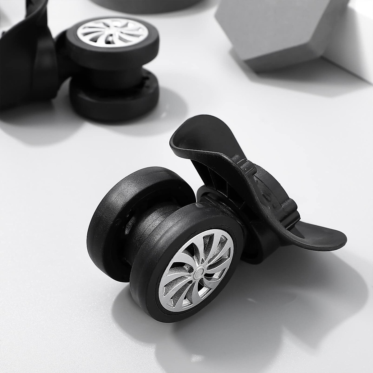 BESPORTBLE Luggage Swivel Wheels, Suitcase Replacement Wheels Swivel Wheel 4Pcs