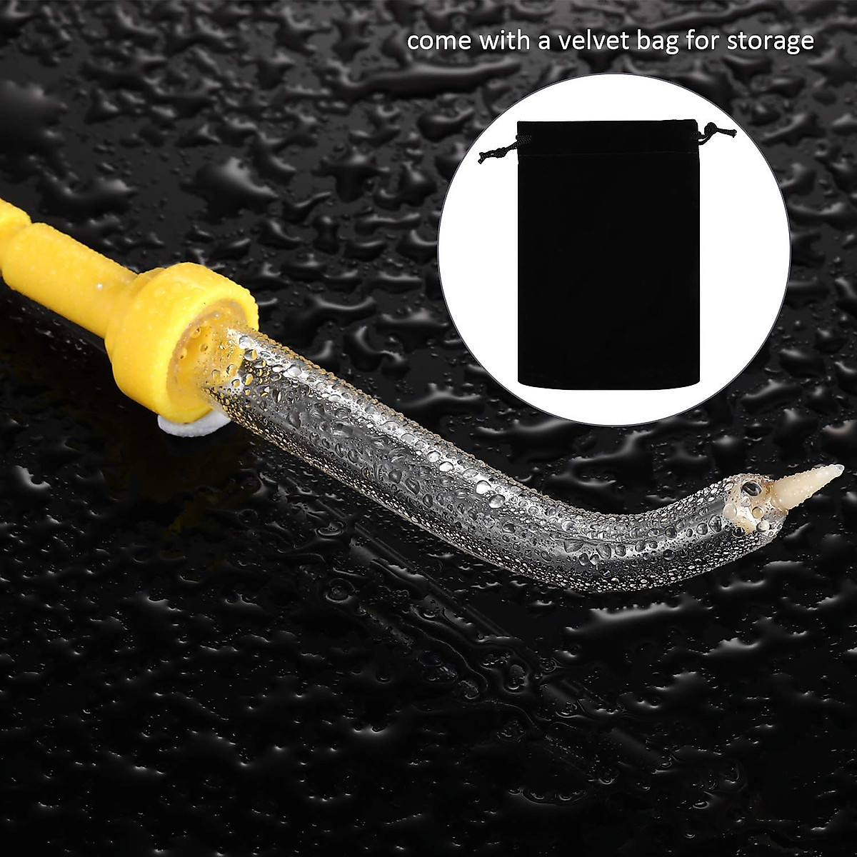 Yaomiao Replacement Tips Compatible with Waterpik 2 Colors Periodontal Tips Dental Water Flosser Replacement Flossers (Like WP-100) and Other Oral Irrigators (2 Pieces)