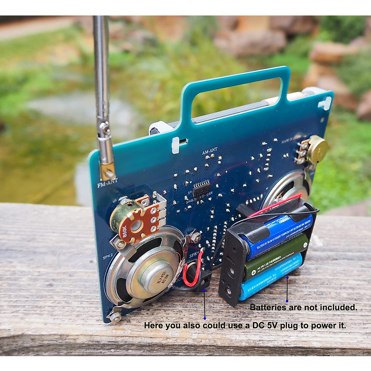 VIGURTIME AM/FM Radio Kit | Soldering Project DIY Kit for Practicing Teaching Electronics | Stereo | Great STEM Project and Gift | Upgraded Version VT-16