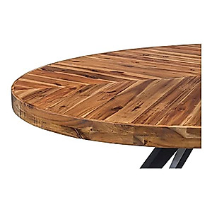 Moe's Home Collection Parq Acacia Wood Oval Dining Table