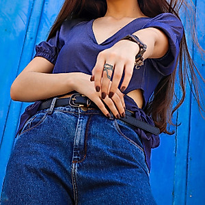 LiHan1028 10 Pieces of Vintage Punk Ring Dragon Snake Octopus Adjustable Ring