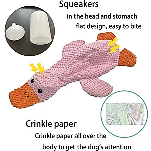 AIMETING No Stuffing Dog Toys 3 Pack, Squeaky Dog Toys for Large Dogs, Plush Toys for Aggressive Chewers Small Medium Large Breeds, Puppy Chew Toys for Teething (Pineapple Plaid)