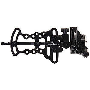 Trophy Ridge Alpha Slide Archery Bow Sight - A-Shaped .019” Single Pin Sight for Unbeatable Visibility, Right Hand