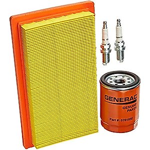 UGP Maintenance Kit 6485 with Universal Generator Parts Replacement air Filter for Generac 0J8478S fits Most 16 to 26 kw air Cooled generators.
