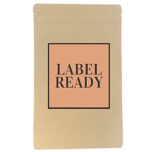 50 Kraft Stand Up Paper Bag, Ziplock Stand Up Bags, Reusable, ReSealable Lock Bags Brown, Cookie Bags, Coffee Bags, Treat Bags (7" X 11.8" Without Window) One Pound or more