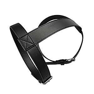 EKDJKK Portable PU Leather Outdoor Picnic Blanket Carry Strap for Camping, Festivals, Picnics, Motorcycle Bedroll Straps(Black)