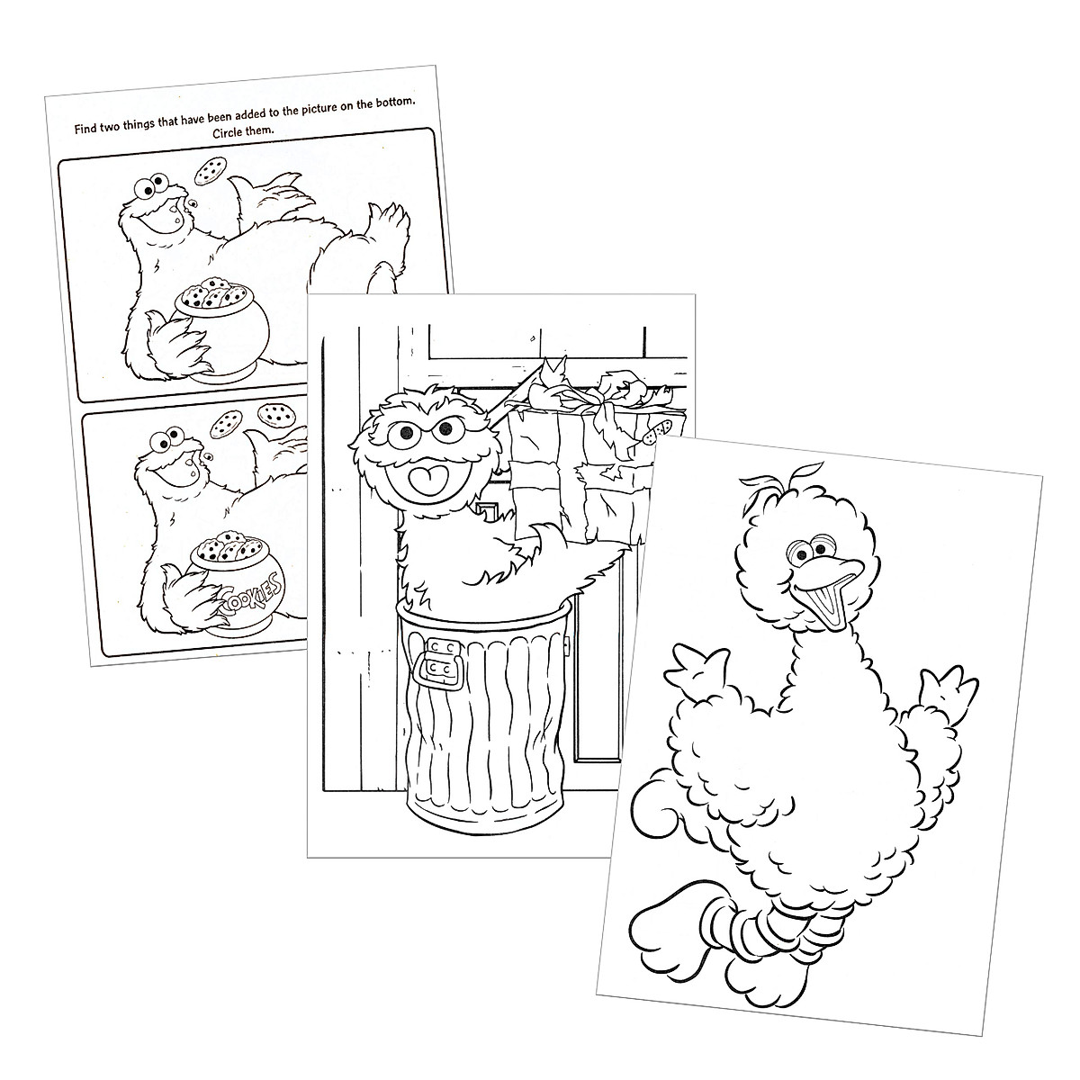 Sesame Street Gigantic Coloring and Activity Book