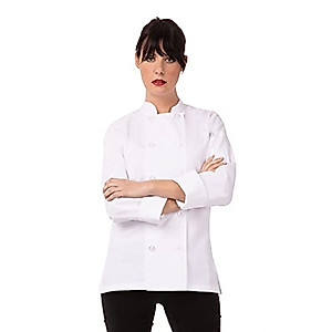 Chef Works Women's Le Mans Chef Coat, White, Medium