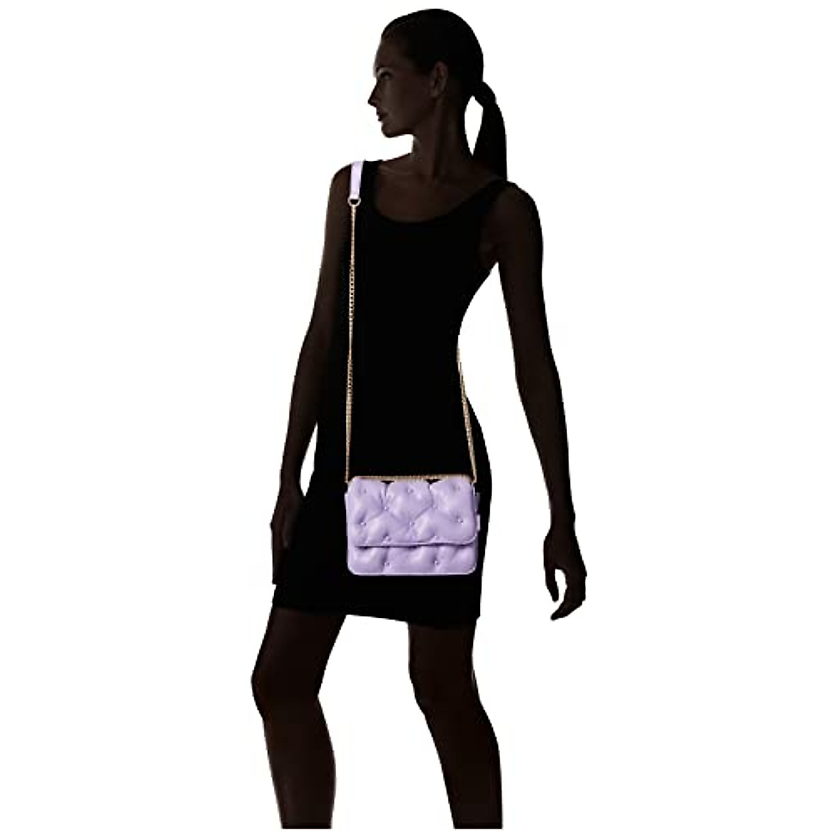 Betsey Johnson Tuft Love Crossbody, Lavender