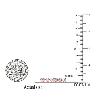 Dazzlingrock Collection 3 mm Round Morganite Half Way Around Classic Wedding Band for Women 14K White Gold, Size 6.5