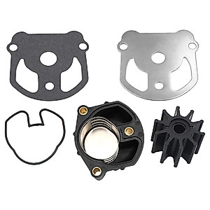 New Water Pump Impeller Housing Repair Kit,Fits OMC cobra 4 cylinder (3.0L),V6 (4.3L) and V8 (5.0, 5.7, 5.8, 7.5L) sterndrives 1986 to 1993,Replace: 984461 983895 984744