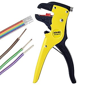 DOWELL Wire Stripping Tool Wire Stripper Cutter 14-24AWG for Flat Ribbon Cable Wire Electrical Automotive Repair HY040701N