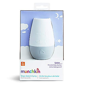 Munchkin® Shhh…™ Portable Baby Sleep Soother White Noise Sound Machine and Night Light