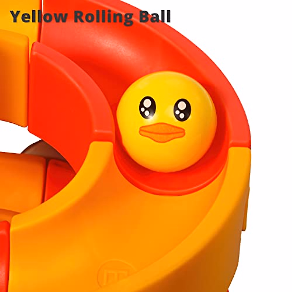 Tiyol Duck Slide Bath Toys, Wall Track Building Set for Kids Ages 4-8, Fun DIY Kit Birthday Gift for Toddler Boys & Girls (34 Pcs)