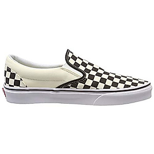 Vans Unisex Adults' Classic Slip On, Black/Off White Check, 6.5 UK
